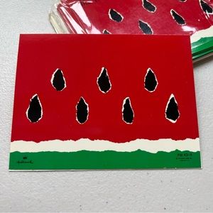 Hallmark | Party Supplies | Watermelon Themed Vintage Invitation ...